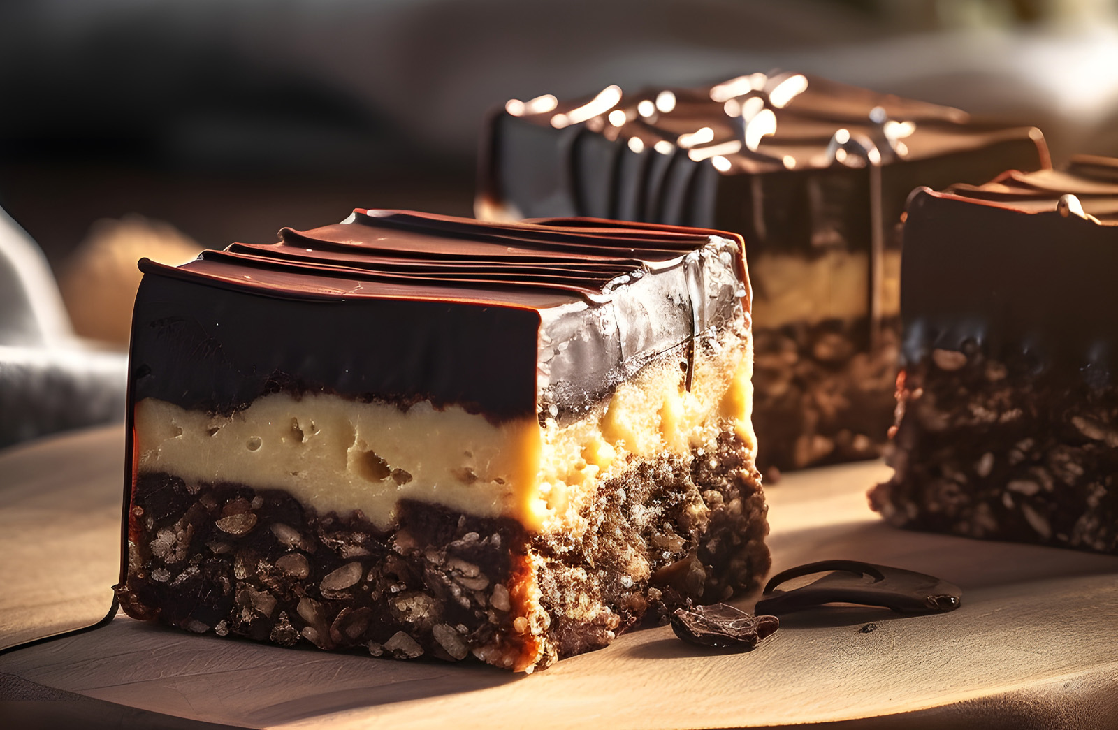 Triple Chai Nanaimo Bars - Monsoon Coast Recipes